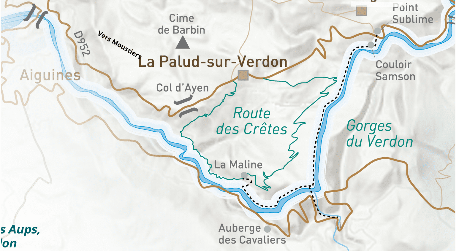 Blanc-Martel trail - Verdon Tourisme